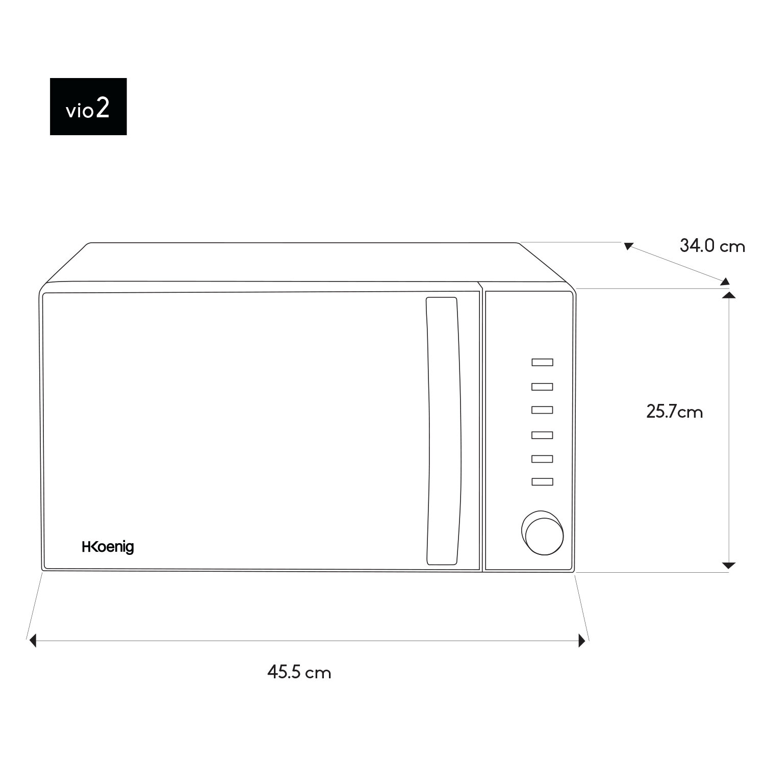 Our products > daily cooking > microwave 20L : Koenig - EN