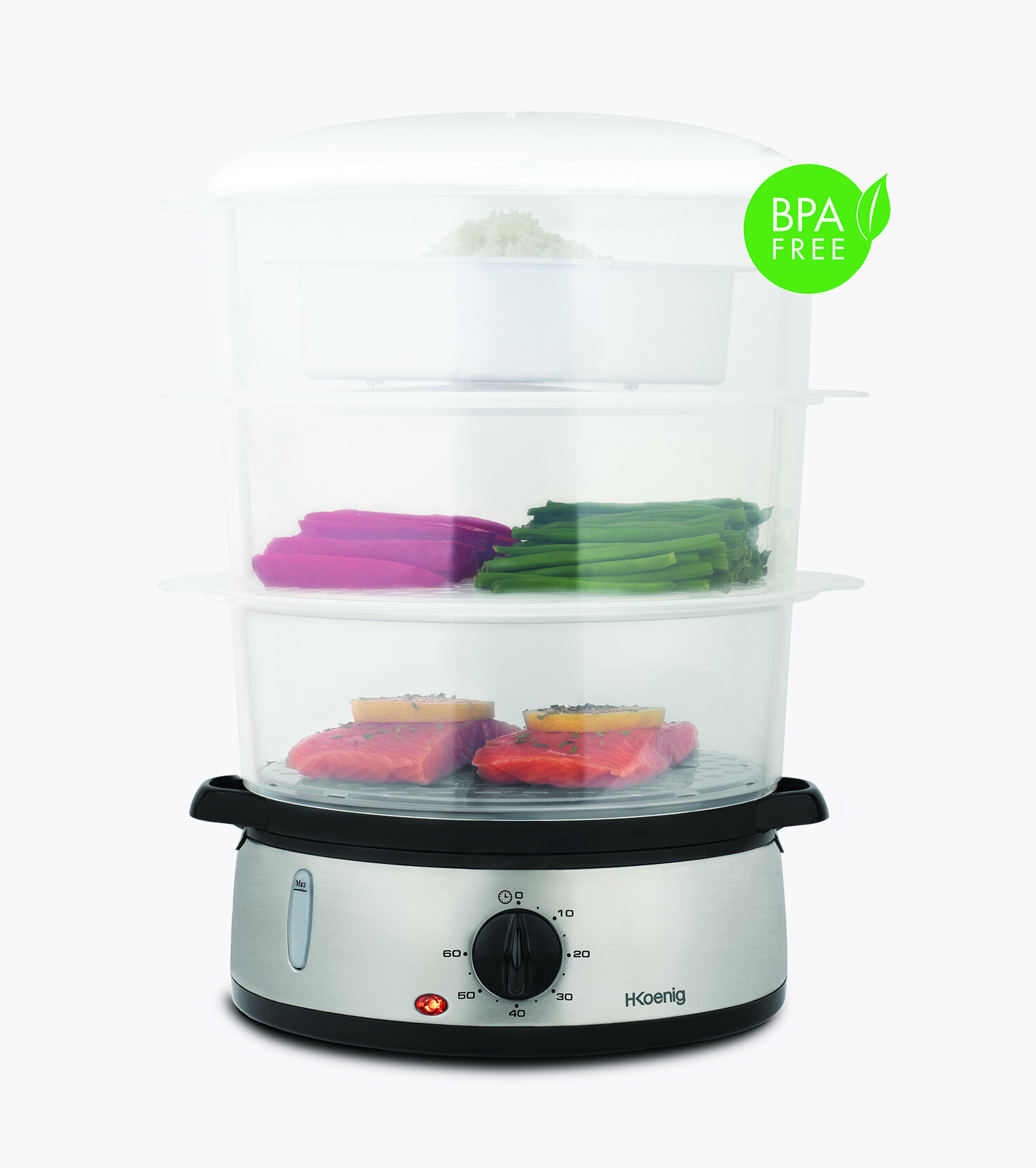 Our products > daily cooking > steam cooker : Koenig - EN